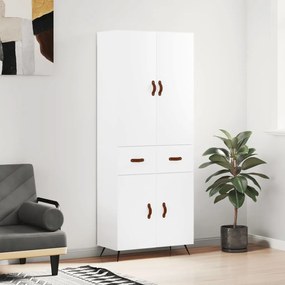 vidaXL Skříň highboard 69,5 x 34 x 180 cm kompozitní dřevo [3198124] Barva: Bílá