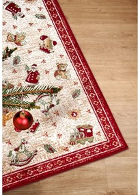Červený koberec s vánočním motivem s příměsí bavlny 50x80 cm Toy's Delight Red Christmas – Villeroy&amp;Boch