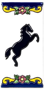Dlaždice LISBOA - Kůň černý