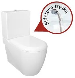 CREAVIT Grande XXL WC kombinované s bidetem, velké, šířka 42 cm, GR3641