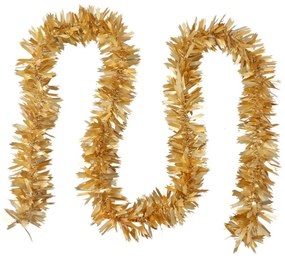 Zlatý vánoční řetěz na stromeček Marque – 200 cm
