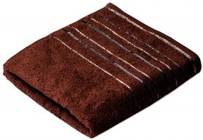 Praktik Ručník Zara 450 g/m2  Ručník Zara 50x100 cm tmavě hnědý