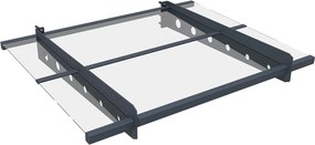 Juskys Vchodová stříška Manila Velikost: 100 × 80 cm