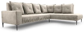 IDZ Rohová sedačka RIKO - 302 x 217 cm Barva látky: Tmavá šedá (Vena 20), Roh sedačky: Levý