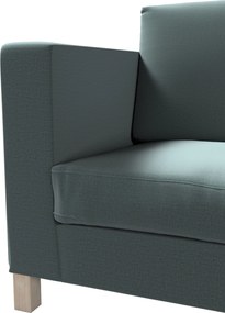 Potah na pohovku IKEA  Karlanda 3-místná nerozkládací, krátký barva zelená látka sametová