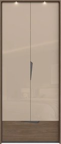 Šatní skříň P21B/LF s osvětlením - 97 × 226 × 60 cm