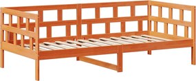Válenda se střechou voskově hnědá 80 x 200 cm masivní borovice 3282239
