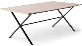 Rozkládací jídelní stůl s deskou v dubovém dekoru v přírodní barvě 90x165 cm Meza – Hammel Furniture