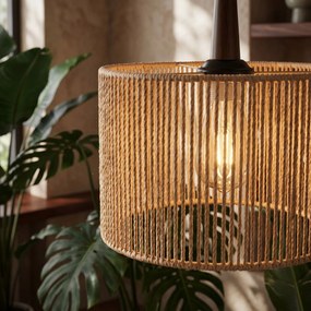 Toolight Toolight, stojací lampa, G156-1F, přírodní hnědá-černá, OSW-06413