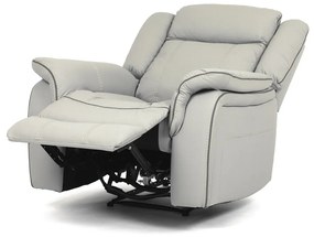 AUTRONIC TV a relaxační křeslo s elektrickým ovládáním, potah ekokůže v odstínu lanýž TV-4119 LAN