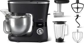 Philips HR7962/21 černá / Kuchyňský robot / 1000 W / Otočný ovladač /