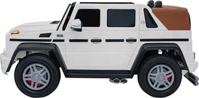 Elektrické autíčko Mercedes Benz MAYBACH G650 STRONG bílé