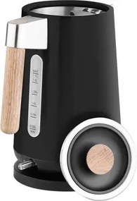 ECG RK 1768 Strix Timber černá / rychlovarná konvice / 2200W / 1.7 L /