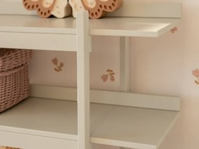 Dřevěná nástěná knihovna FRAME kašmírová