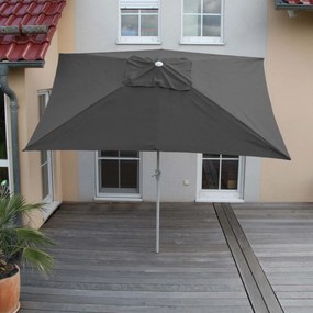 Slunečník N23 2x3m polyester/hliník - antracit