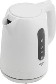 Adler AD 1380w bílá / Rychlovarná konvice / 1 L / plast