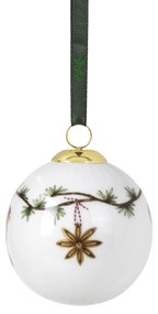 KÄHLER Porcelánová vánoční baňka Hammershøi Christmas 2021, multi barva, porcelán