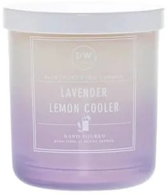dw HOME Vonná svíčka ve skle Lavender Lemon Cooler 264 g, fialová barva, sklo
