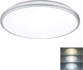 LED stropní světlo odolné vůči vlhkosti WO796 - průměr 33 cm, bílá
