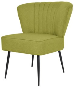 Koktejlová židle zelená textil