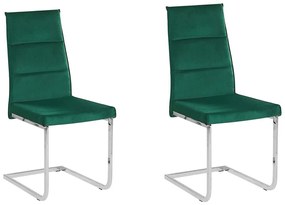Set 2 ks. jídelních židlí REDFORD (zelená). 1023099