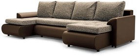 Casarredo - Komfort nábytek Rozkládací sedací souprava do U PELAGI s úložným prostorem, Soft 66/Lawa 2
