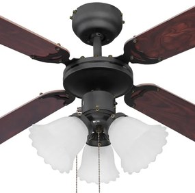 Globo 03816 - Stropní ventilátor HARVEY 3xE27/60W/230V