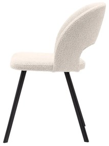 Designová jídelní židle Caspian bílá