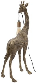 Stolní lampa Mauro Ferretti Giraffe Tall, 40x22x80 cm, starožitná zlatá