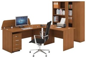 Sestava kancelářského nábytku MIRELLI A+, typ A, třešeň