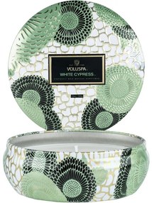 Voluspa – vonná svíčka White Cypress (Bílý cypřiš), 340 g