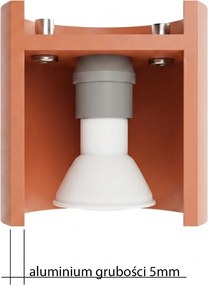 Sollux Lighting Stropní svítidlo ORBIS 2 okrově červené
