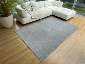 Vopi | Kusový koberec Zurich 1903 grey - 200 x 290 cm