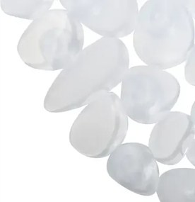 MSV GALETS protiskluzová podložka do vany průhledná / PVC / 99 x 39 cm
