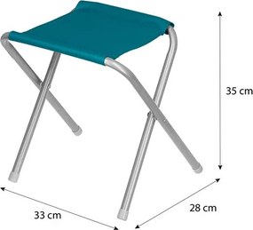 NC1633 MODRÁ SADA SKLÁDACÍHO KEMPINGOVÉHO STOLU A ŽIDLIČEK NILS CAMP