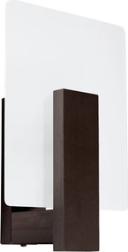 Sollux SL.1096 - Nástěnné svítidlo LAPPO 1xE14/10W/230V wenge