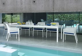 Nardi Aluminiový rozkládací stůl RIO ALU 210 Odstín: Bianco - Bílá