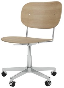 AUDO (MENU) Kancelářská židle Co Task Chair, Chrome / Natural Oak