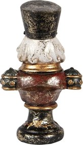 Vánoční dekorace busta Louskáček - 9*6*15 cm