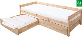 Postel s roštem BENY, 90x200, smrk Kondela 0000403428