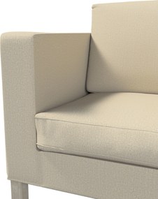 Potah na pohovku IKEA  Karlanda rozkládací, krátký barva béžová látka pletený vzor