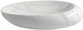 Sapho, DALMA keramické umyvadlo 68x16,5x44 cm, carrara, MM317