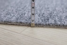 Vopi, Metrážový koberec Astra světle šedá - neúčtujeme odřezky z role, na míru, šíře 2m,3m,4m, šedá, ab (mřížka), chodba / předsíň