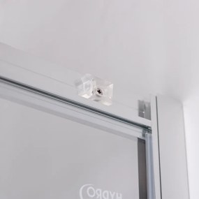 BPS-koupelny Čtvrtkruhový sprchový kout HYD-RK94C 100x100 cm chrom/transparent + vanička HYD-RSV-SXL01A bílá