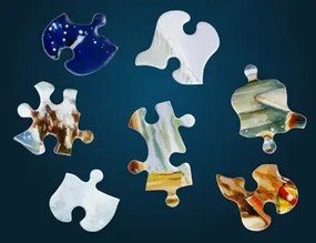 HOP Puzzle Plachetnice / 1000 dílků / nepravidelné dílky / plakát A3