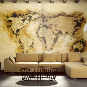 Fototapeta - Gold-diggers' map of the World