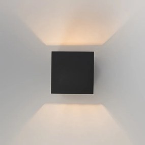 Sada 3 moderních nástěnných svítidel černá - Transfer