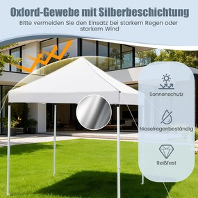 Costway Pop Up Pavilion Skládací zahradní altánek s odnímatelnými bočními