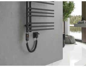 Mexen Neptun, elektrické topné těleso 1400 x 500 mm, 600 W, antracitová, W101-1400-500-2600-66