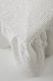 Krémový mušelínový přehoz 180x200 cm Amilia – Jotex